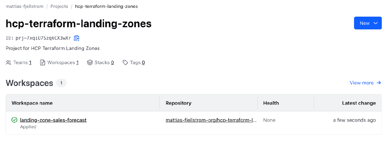 HCP Terraform Landing Zones · mattias.engineer
